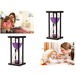 Hourglass Timer for 60 Minutes Sandglass Timer for Kitchen Living Room Home Office Desk Bedroom Festival School Game Sand Timer Sandglass Timer 60