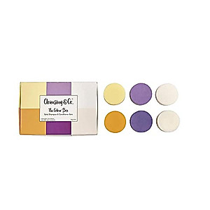 Cleansing & Co Natural Shampoo Bar and Conditioner Bar 6 Piece Sampler - Eco-Friendly, Zero Waste, 100% Compostable, Hand Made Bar Shampoo and Conditioner Bar Set for Hair (3xShampoo & 3x Conditioner)