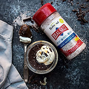 Redmond Real Salt - Natural Unrefined Sea Salt, 10oz Fine Salt shaker with 10oz Kosher Salt Shaker