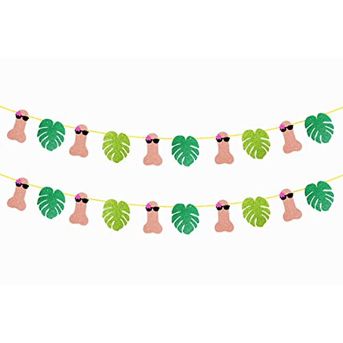 Tropical Bachelorette Party Banner Tropical Palm Leaves Banner for Beach Bachelorette Party Hawaiian Luau Summer Tropical Bach Party Decorations