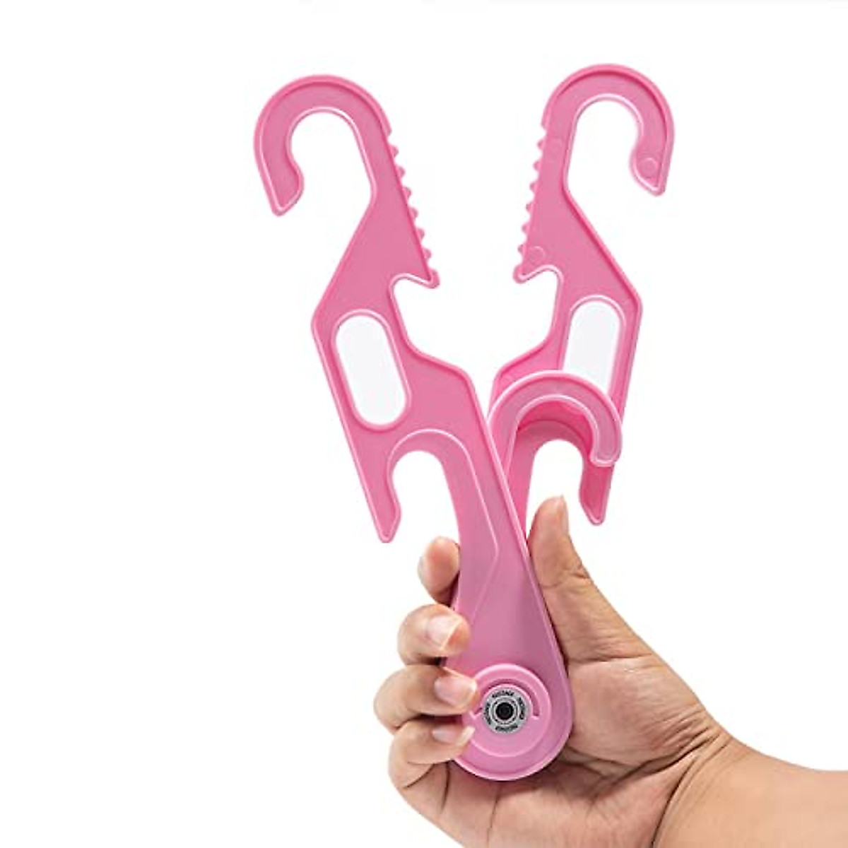 Simple Portable Clothes Hanger, Multifunctional New Folding Travel Clothes Hanger, 6 Pieces Threecolorcombination6pieces