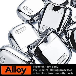 yoose Mini Shaver, Portable Alloy Electric Shavers for Men, Cordless Rechargeable Travel Shaver, Dry Shave, IPX7 Waterproof, Battery Indicator, Travel Lock, Electric Razor with Leather Case, Blue