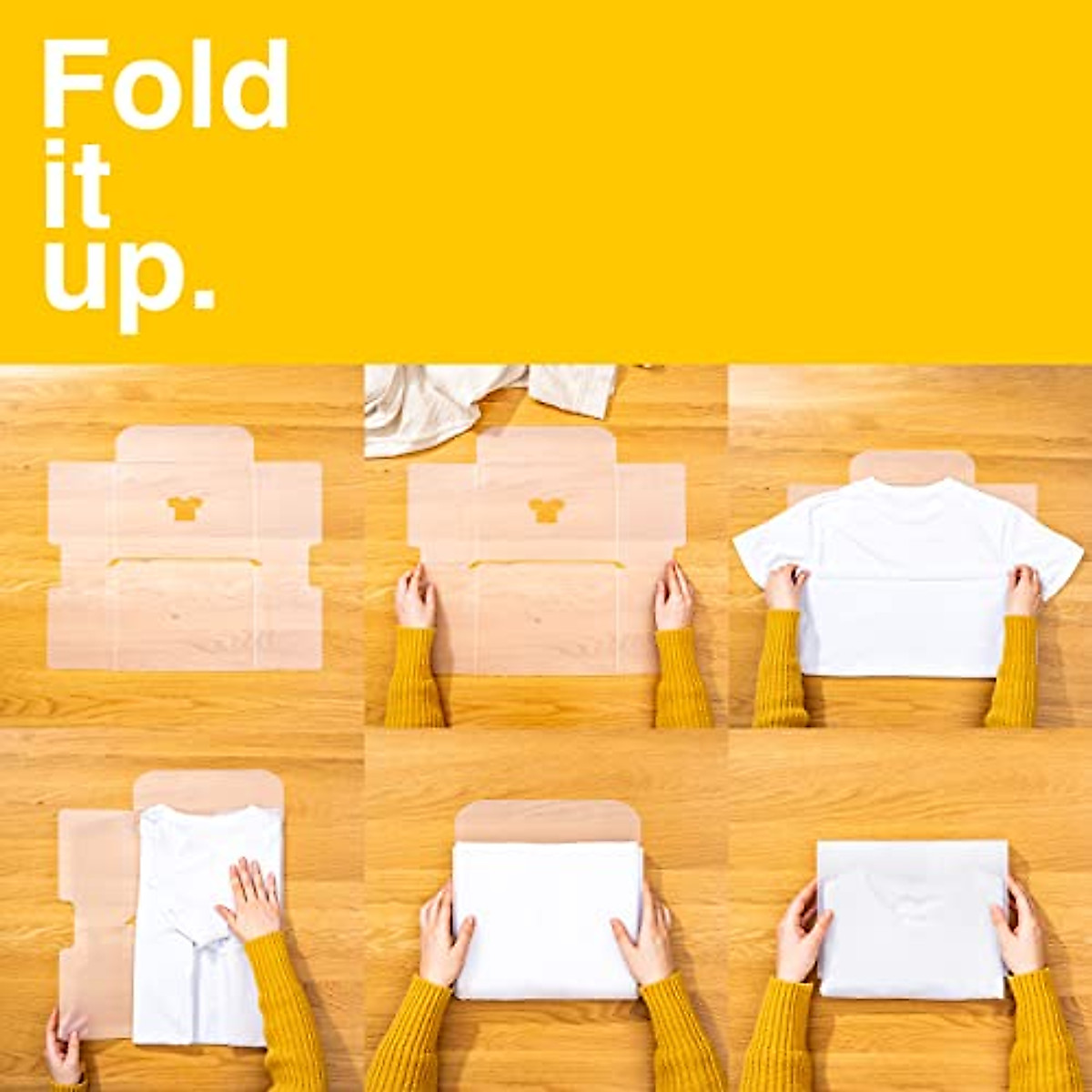 RosieRogers&Co - Drawer Organizer - Closet Organization - Clothing Divider - Reusable - Home and Travel Ready - Grab and Go - Pre-Folded - Kid-Friendly - Storage Protection - 10 Pack (RRPFO-C)