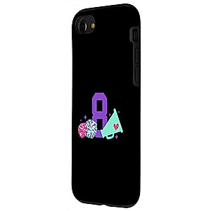 iPhone SE (2020) / 7 / 8 8th Birthday Cheerleading Girl Eight Year Old Cheerleader Case