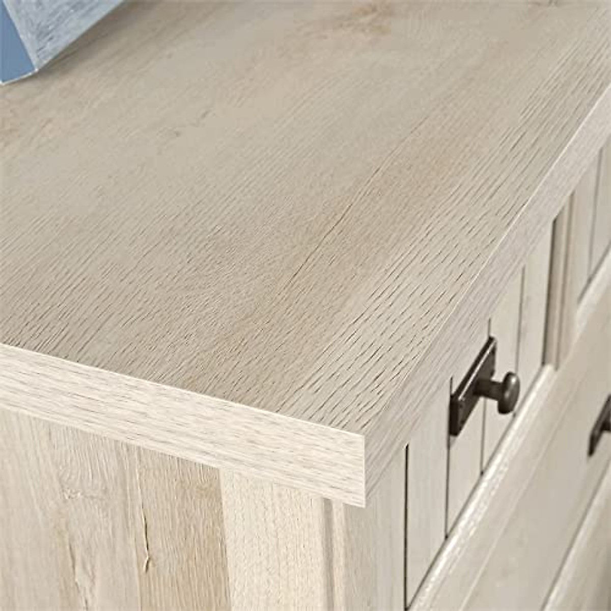Sauder Costa 6-Drawer Dresser in Chalked Chestnut, Chalked Chestnut Finish