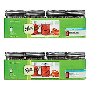 Ball Regular Mouth Canning Jar 8 oz. 12 pk