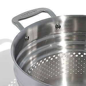 Made In Cookware - Stainless Steel Pasta Insert - Premium Stainless Steel - Professional Cookware - Crafted in Thailand - Fits 6 and 8 QT Stock Pots