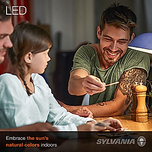 LEDVANCE Sylvania LED TruWave Natural Series 3-Way A21 Light Bulb, 40/60/100W Equivalent Efficient 6.5/9/13W, Medium Base, Frosted, 2700K, Soft White - 6 Pack (41352)