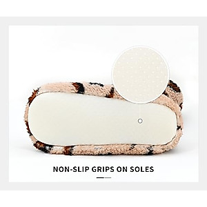 Panda Bros Slipper Socks For Women With Grippers, Fuzzy Womens Slipper Socks With Non Slip Bottoms, Cozy Warm House Slippers