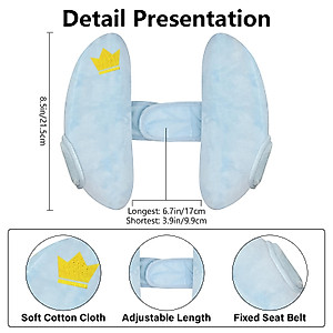 Baby Car Seat Head Neck Support, Toddler Adjustable Stroller Safety Insert, Banana U-Shape Travel Headrest Cushion