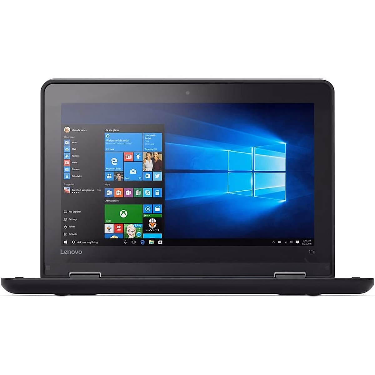 Lenovo ThinkPad Yoga 11e Gen 5 2-in-1 Laptop | 11.6" HD IPS Anti-Glare Multi-Touch| Intel 4-core Pentium Silver N5030 Processor | 8GB DDR4 512GB SSD | USB-C Pen Win11Pro Black + HDMI Cable