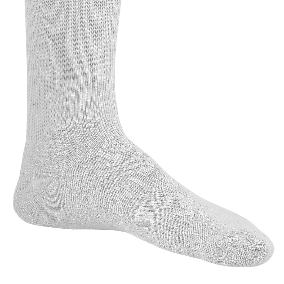 Ames Walker AW Style 630 Sports Performance 15-20 mmHg Moderate Compression Knee High Socks White Medium