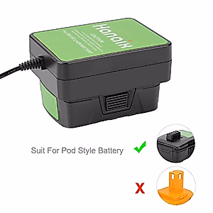 Hanaix 12V Lithium Charger for Ryobi CB120L CB121L BPL-1220 L1212R CD100 130503001 130503005 (not for CB120N) Ryobi 12V Portable Charger