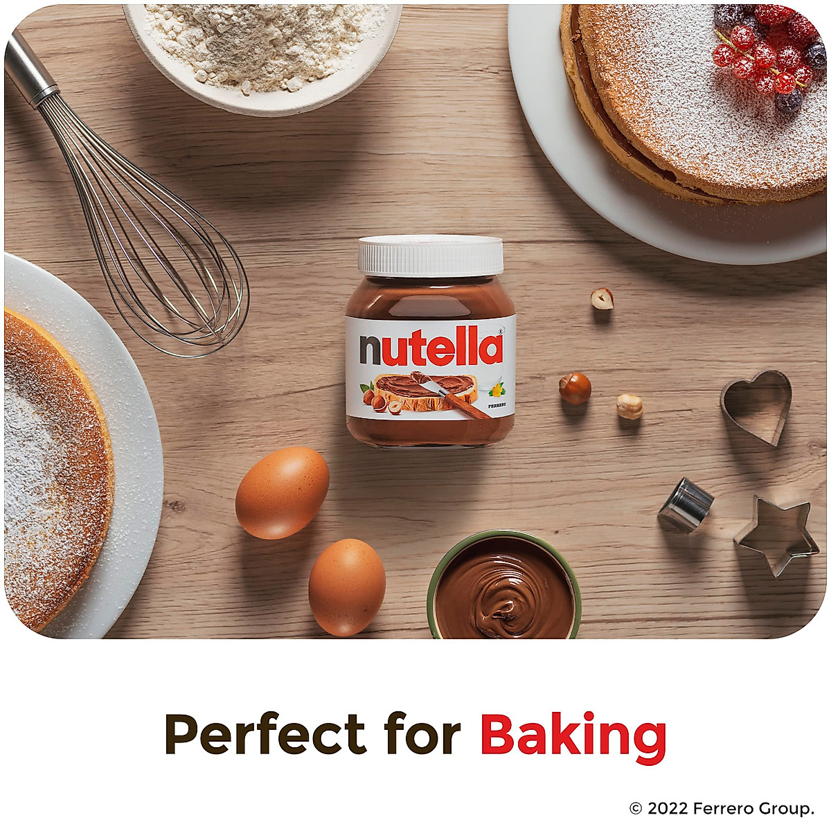 Nutella Hazelnut Spread With Cocoa For Breakfast, Bulk 120 Pack, 0.52 Oz Mini Cup