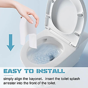 Portable Toilet Splash Guard for Directs Urine Home Care Disability Elevated and Boys Potty Training, Diversion Pee Guard Prevents Kids & Adult Men from Peeing Splash, Upgrad Fits Most Toilet Seats