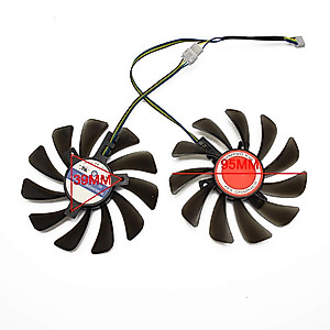 2PCS/lot 95MM FDC10U12S9-C CF1010U12S Cooler Fan Replace for XFX AMD Radeon RX 580 590 RX580 RX590 Graphics Card Cooling Fan
