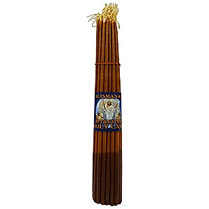 33 Natural Beeswax Taper Candles 9" Tall Blessed Church Jerusalem Holy Land Candles