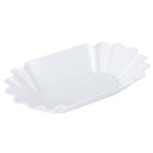 Coffee Bean Tray, Food Coffee Bean Display Dish Sample Tray Storage Container Kitchen Accessory(White)
