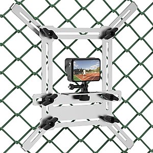 Fence Mount for Mevo Start, GoPro, iPhone, Phones, Digital Action Camera, to a Chain Link Fence for Recording Baseball,Softball and Tennis Games