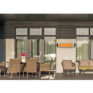 UFO S-15 Wall Mounted Infrared Heater | 1500-Watt | Thermostat | Energy Efficient Heater