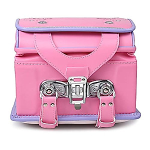 Randoseru Ransel backpack automatic Japanese school bag boys girls PU leather light weight Rain Cover