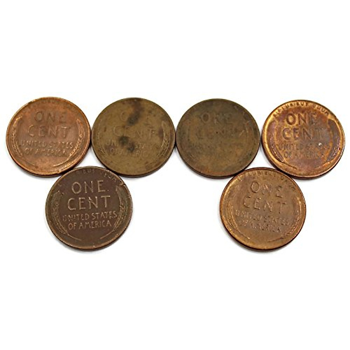 1951 Various Mint Marks 1951 D 1952 D 1953 D 1954 S 1956 D 1958 D Lincoln Wheat Pennies FAIR