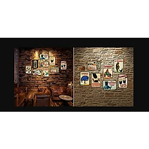 SIGNCHAT Hippie Heavy Heart Home Yard Garden Farm Wall Decor Poster Metal Sign 8x12 inches