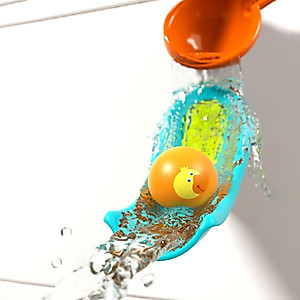 HABA Bathtub Ball Track - Bathing Bliss Waterslide with 4 Animal Balls