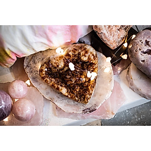 Mineralist Collection Healing Stones - High Energy Amethyst Citrine Chunk - Decorative Spiritual Crystal Gemstones, Natural Chunk for Meditation, Chakra, Decorations, Aura - 2lb