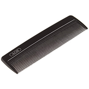 GOODY Ace Classic Bobby Pocket and Purse Hair Comb - 5 Inch, Black - Great for All Hair Types - Fine Comb Teeth for Thin to Medium Hair