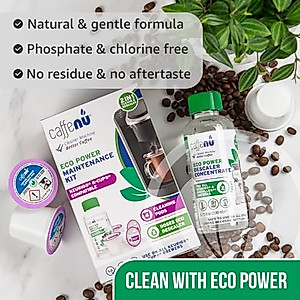 Keurig Descaling Solution and Cleaning Kit Compatible 1.0 & 2.0 K Cup Coffee Machines. 3 Month Supply. 2 uses per Bottle & 4 Keurig Cleaner Pods. Removes Limescale & Cleans Pod Area. Eco Friendly