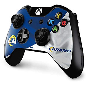 Skinit Decal Gaming Skin Compatible with Xbox One Controller - Officially Licensed NFL Los Angeles Rams Flag Design