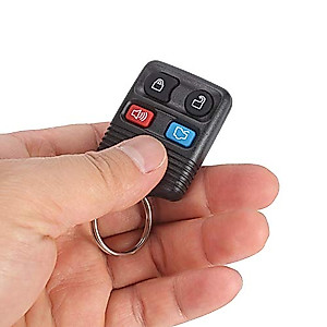 YORKING Keyless Entry Remote Key Fob Car 4 Button Replacement for CWTWB1U212 Fits Ford Focus Explorer Escape Mercury Mazda Lincoln Tribute 2 Pack