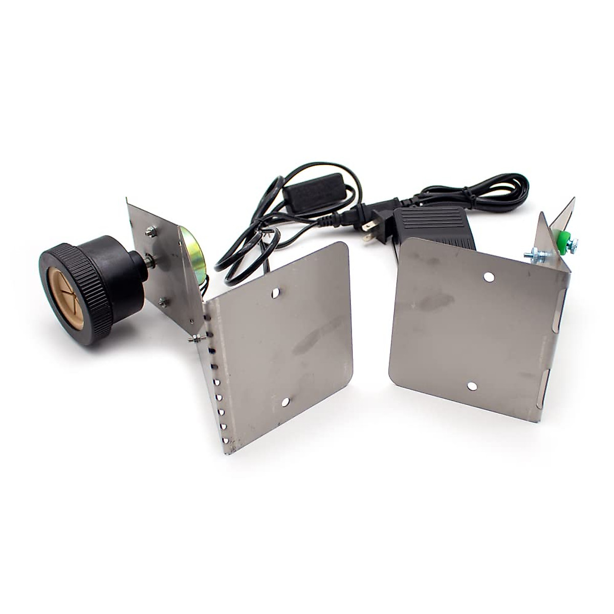 Aitoserlea DIY Fishing Rod Building Machine, Detachable Support Rod Dryer for Rods Building Repair Wrapping Drying Station with Foot Switch