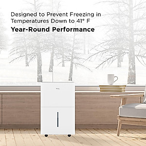 TCL H25D44W 25 Pint Smart Dehumidifier Energy Star 115v
