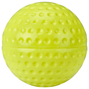Champro Dimple Molded Softball, Pitching Machine, Pack of 12 (Optic Yellow, 11-Inch)