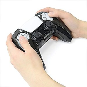 PS5コントローラ用保護カバー『クリスタルカバー5(クリアブラック)』 - PS5