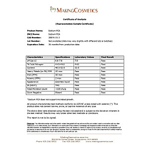 MakingCosmetics - Sodium PCA - 16.8floz / 500ml - Cosmetic Ingredient