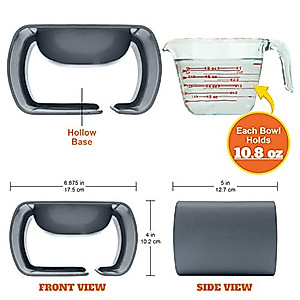 Kitty City Raised Cat Food Bowl Collection_Stress Free Pet Feeder and Waterer