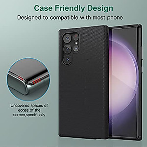 Gatatol [3 Pack] for Galaxy S23 Ultra Screen Protector [Fully Support Fingerprint & S Pen] 3X 3D Curved Tempered Glass for Samsung S23 Ultra 5G