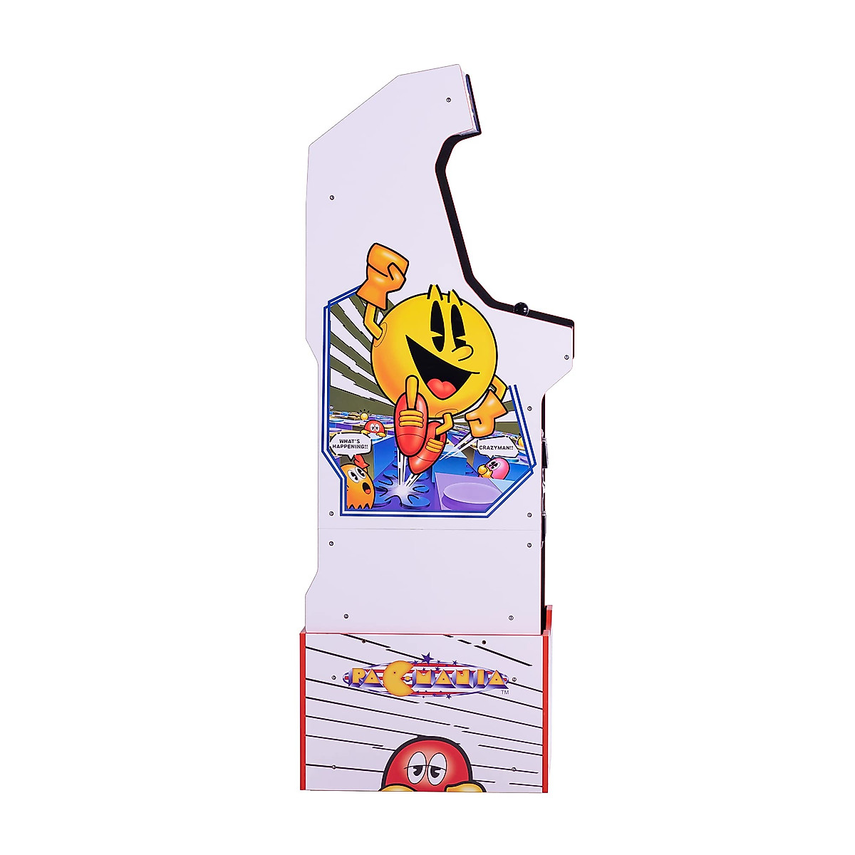 ARCADE1UP Pacmania Bandai Legacy Edition with Riser & Light-up Marquee Arcade Cabinet