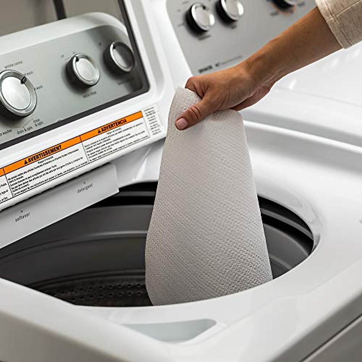 Duck Smooth Top Easy Liner Shelf Liner 20" Wide Kitchen Pack, 6-Rolls, Each 6' Length, White & Duck Smooth Top Easy Liner Shelf Liner, 12 Inch x 10 Feet (6 Rolls), White