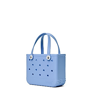 BOGG BAG Bitty Waterproof Washable Tip Proof Durable Open Tote Bag for the Beach Boat Pool Sports 11x8.5x4.5 - Lightweight Cute Tote Bag - Durable Rubber Bags For Women - Carolina On My Mind