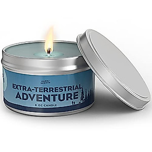 Park Scents ET Extra-Terrestrial Adventure Candle Soy, Handmade in The USA Accurate Smell Like The Scent of The Forest Queue at E.T. Ride Universal Studios Orlando E.T. Merchandise (8 oz. Tin)