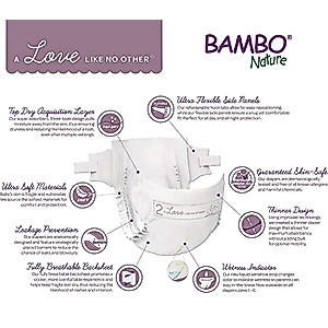 Bambo Nature Premium Baby Diapers (SIZES 0 TO 6 AVAILABLE), Size 4, 162 Count