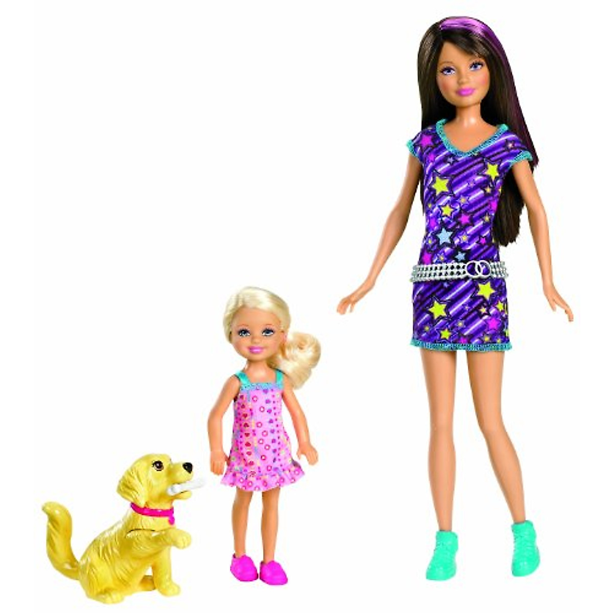 Barbie Sisters Train Taffy Skipper and Chelsea Doll 2-Pack