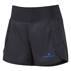 Ronhill Womens Tech Revive Short, Black/Azurite, 10