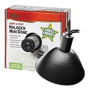 Halogen Mini Dome - Lighting & Heating w/ Mini Watts | Includes DBDPet Pro-Tip Guide
