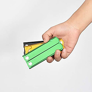 BESPORTBLE Folding Clothes Hanger Aluminium Alloy Travel Clothing Hangers Space Saving Coat Hanger for Camping Travel Hiking Backpacking Orange