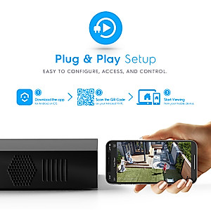 Amcrest 4K 16CH NVR (1080p/3MP/4MP/5MP/8MP) Network Video Recorder - Supports up to 16 x 8MP/4K IP Cameras, 16-Channel Supports up to 10TB HDD (Not Included) NV4116-A2